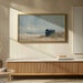 Summer Cabin Frame TV Art, Beach Cabin Muted Neutral Modern Frame TV ...