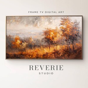 Autumn Landscape Frame TV Art | Fall Trees Painting for TV ...