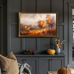 Autumn Landscape Frame TV Art | Fall Trees Painting for TV ...