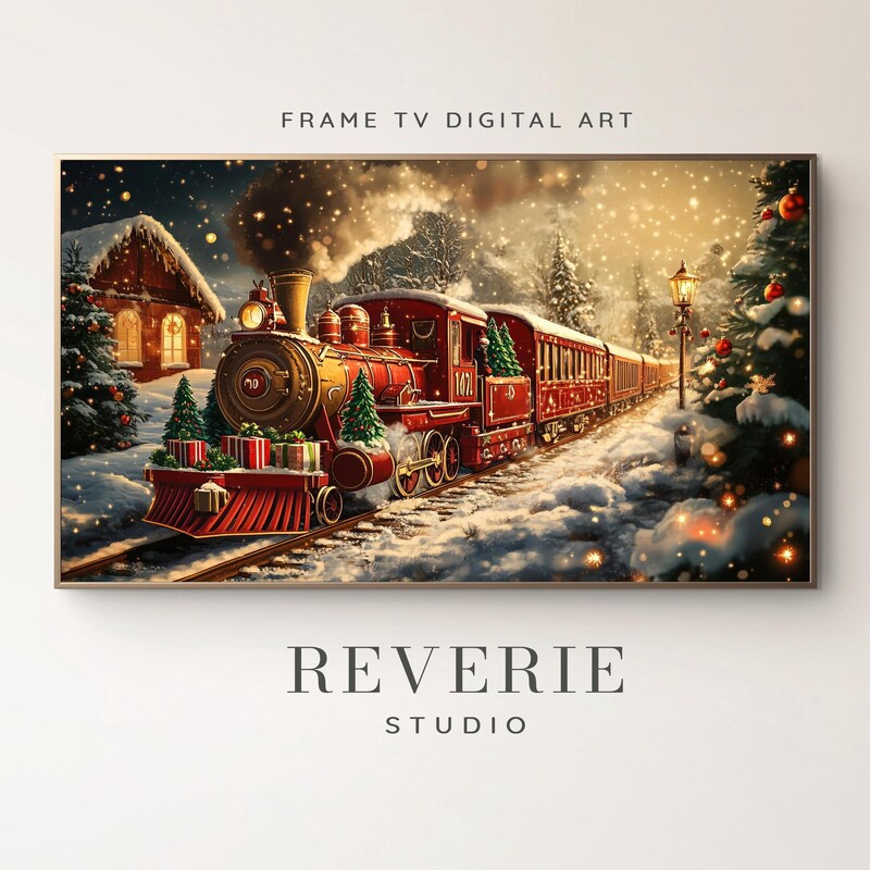 Vintage Train Art - Etsy