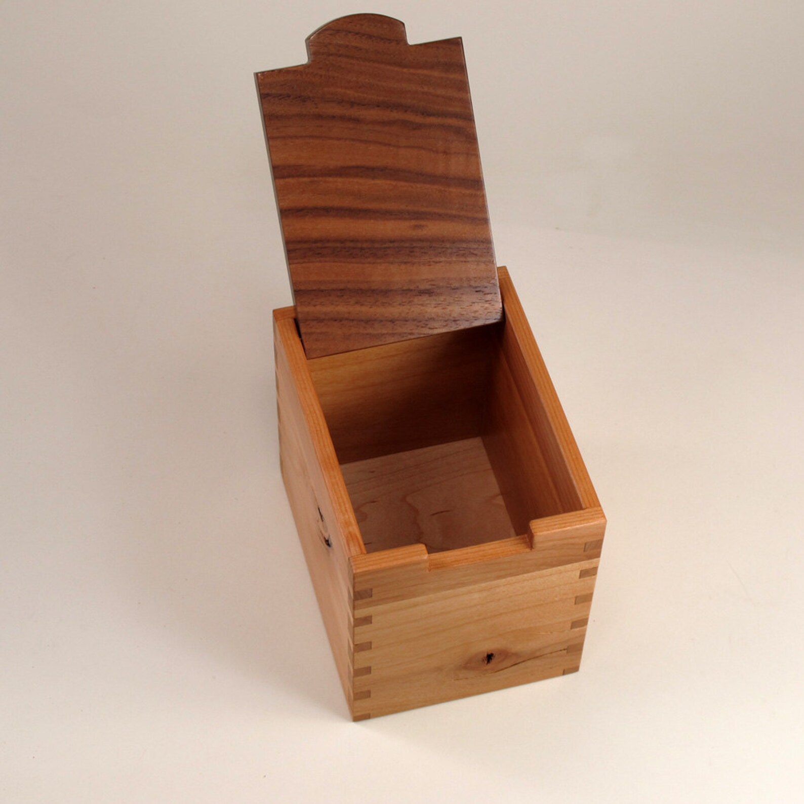 Handmade Wooden Box Black Walnut Knotty Cherry Maple | Etsy