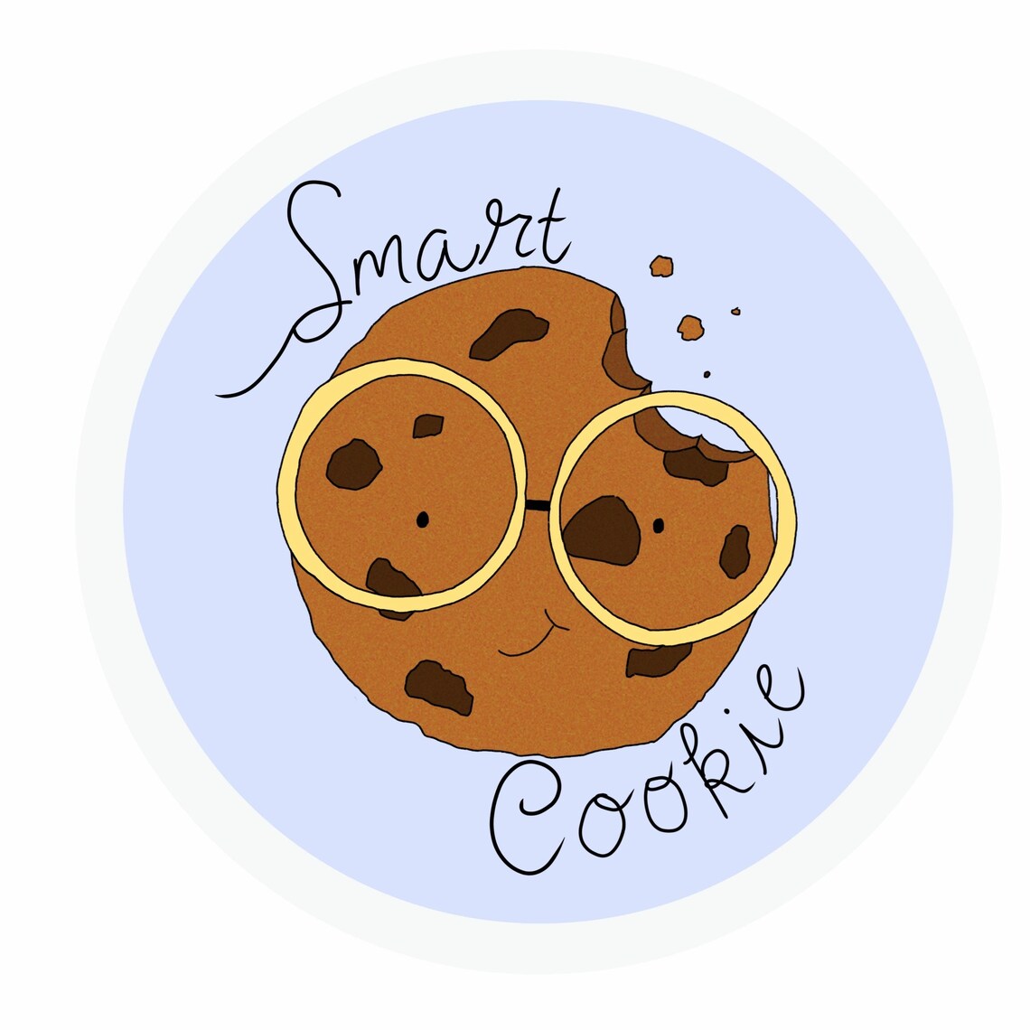 Smart Cookie Sticker | Back to School Sticker | Waterproof Sticker - Etsy