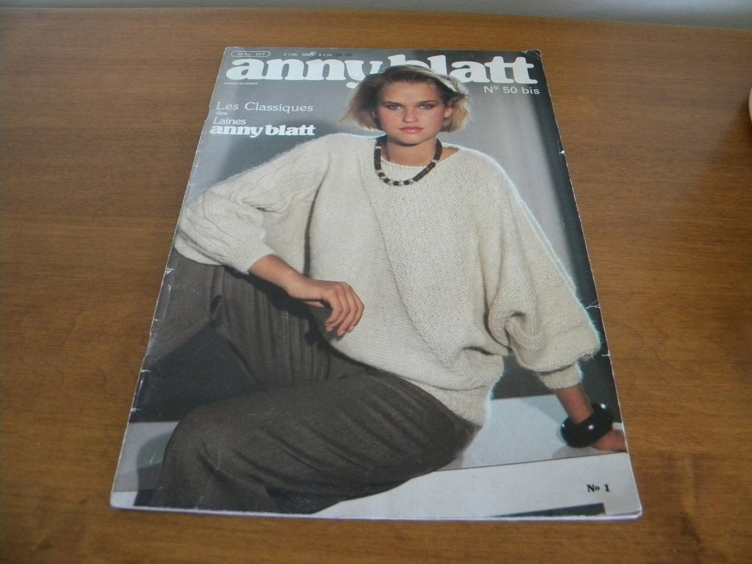 Anny Blatt Les Classiques Knitting Patterns #50, 24 Knitting Patterns ...