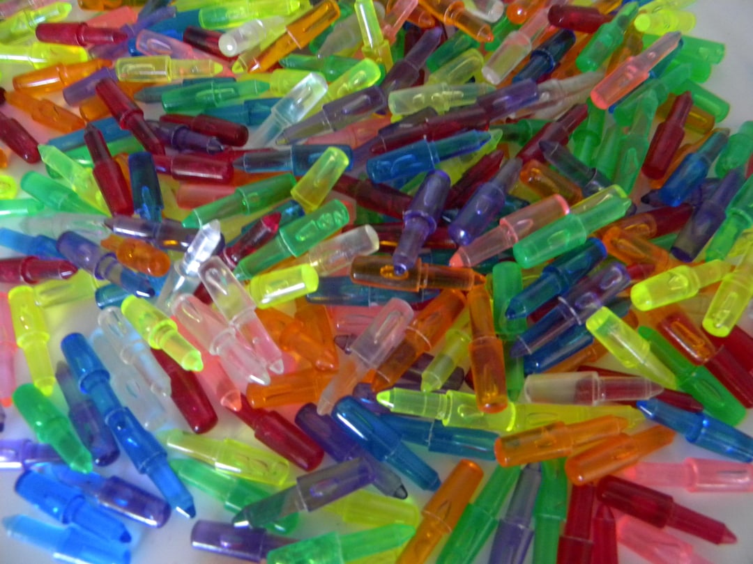 Vintage Lite Brite Pegs Multiple Colors, 200 in Bag, 1" Long ...