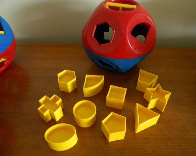 Vintage Tupperware Toys Shape-o Shape Sorter With All Ten Numbered ...