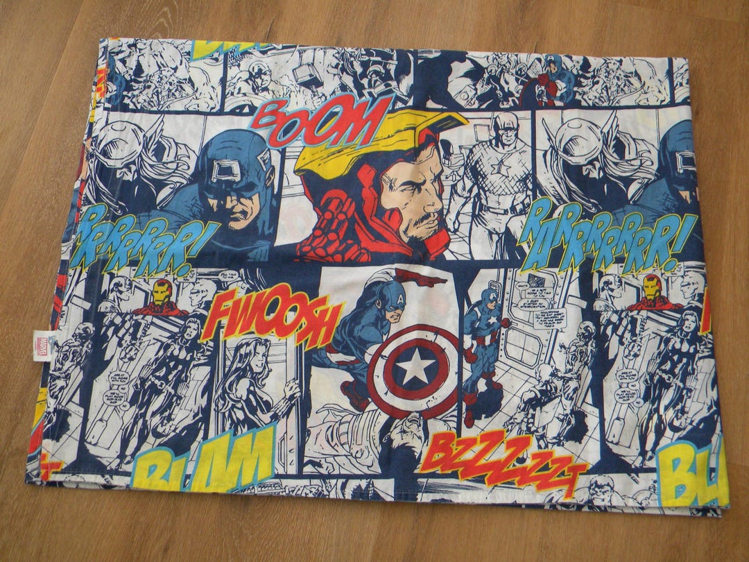 Vintage Marvel Avengers Twin Flat Sheet, Captain American, - Etsy