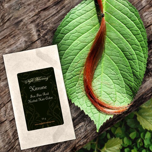 Kitsune Fox Fire Herbal Henna Hair Color and Conditioner 10G - Etsy