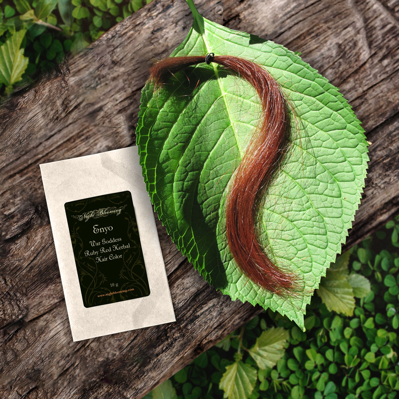 Enyo: War Goddess Ruby Red Henna Hair Color Dye and Conditioner 10G ...