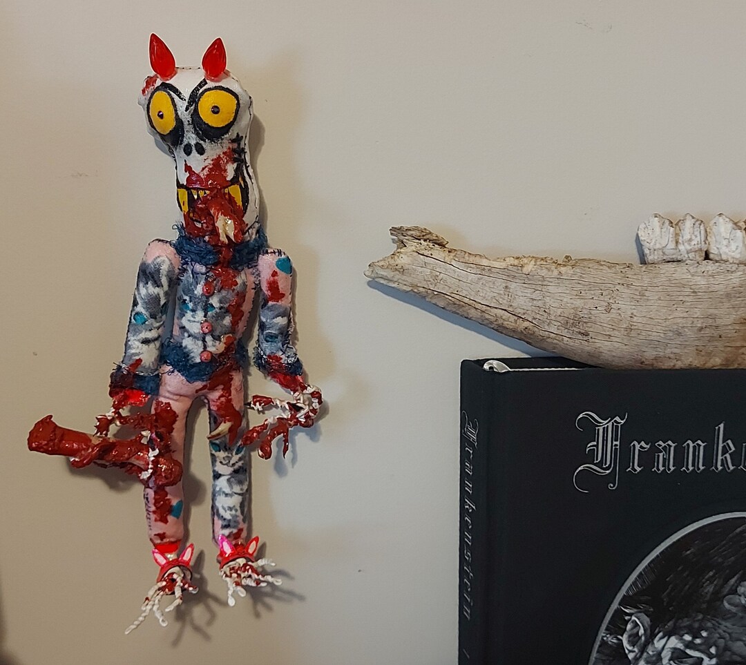 Custom One off Horror Doll Gory Midnight Snack, Whimsical Gruesome ...