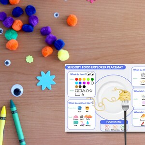Sensory Food Explorer Placemat for Picky, Fussy or Selective Eaters! - Etsy