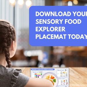 Sensory Food Explorer Placemat for Picky, Fussy or Selective Eaters! - Etsy