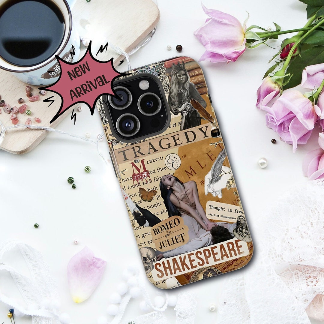 Shakespeare Tragedy Collage Tough Phone Case, iPhone X 11 12 13 14 15 ...