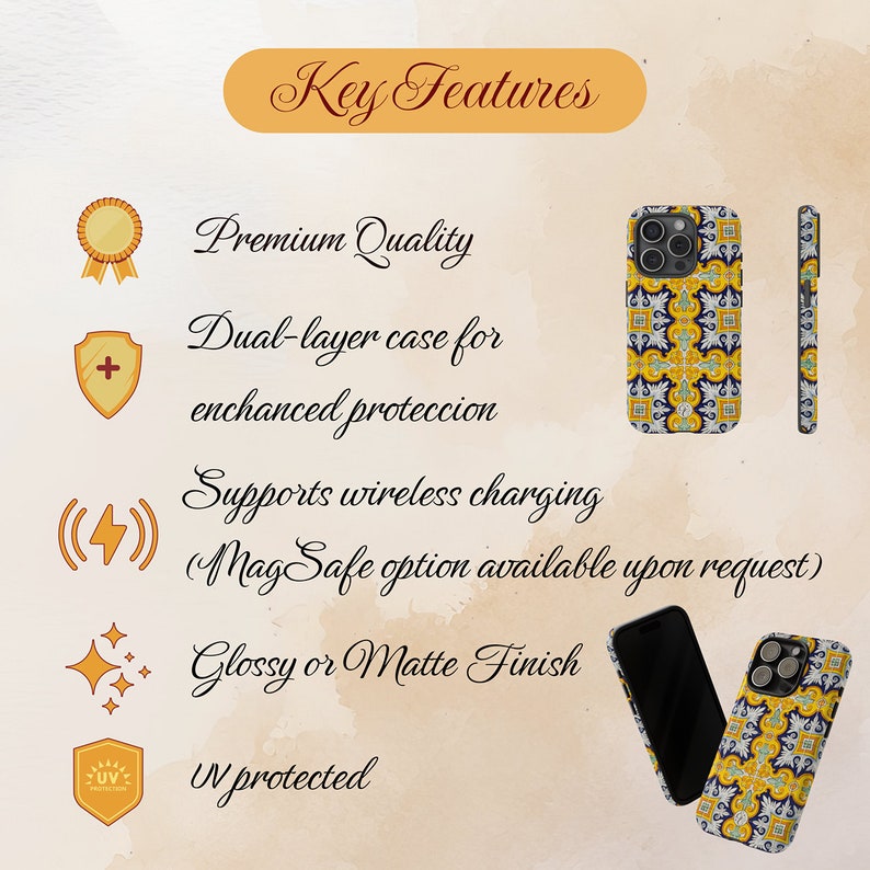 Vintage 18th Century Floral Tile Design Tough Phone Case, iPhone X 11 ...