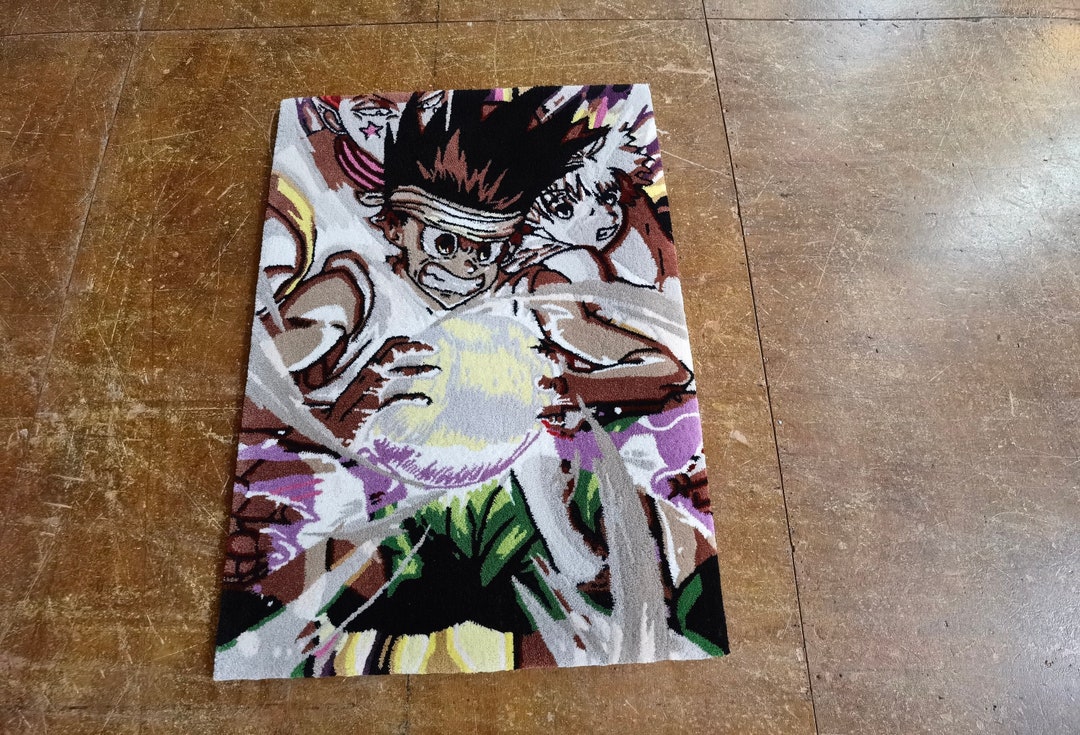 Hunter X Hunter Anime Hisoka Gon & Killua Anime Rug, Gon Anime Hunter X ...
