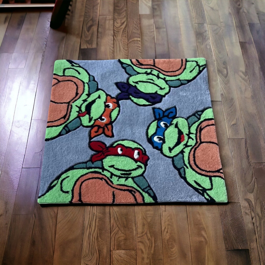 Teenage Mutant Ninja Turtles Rug, Raphael Ninja Turtles Cartoon Rug ...