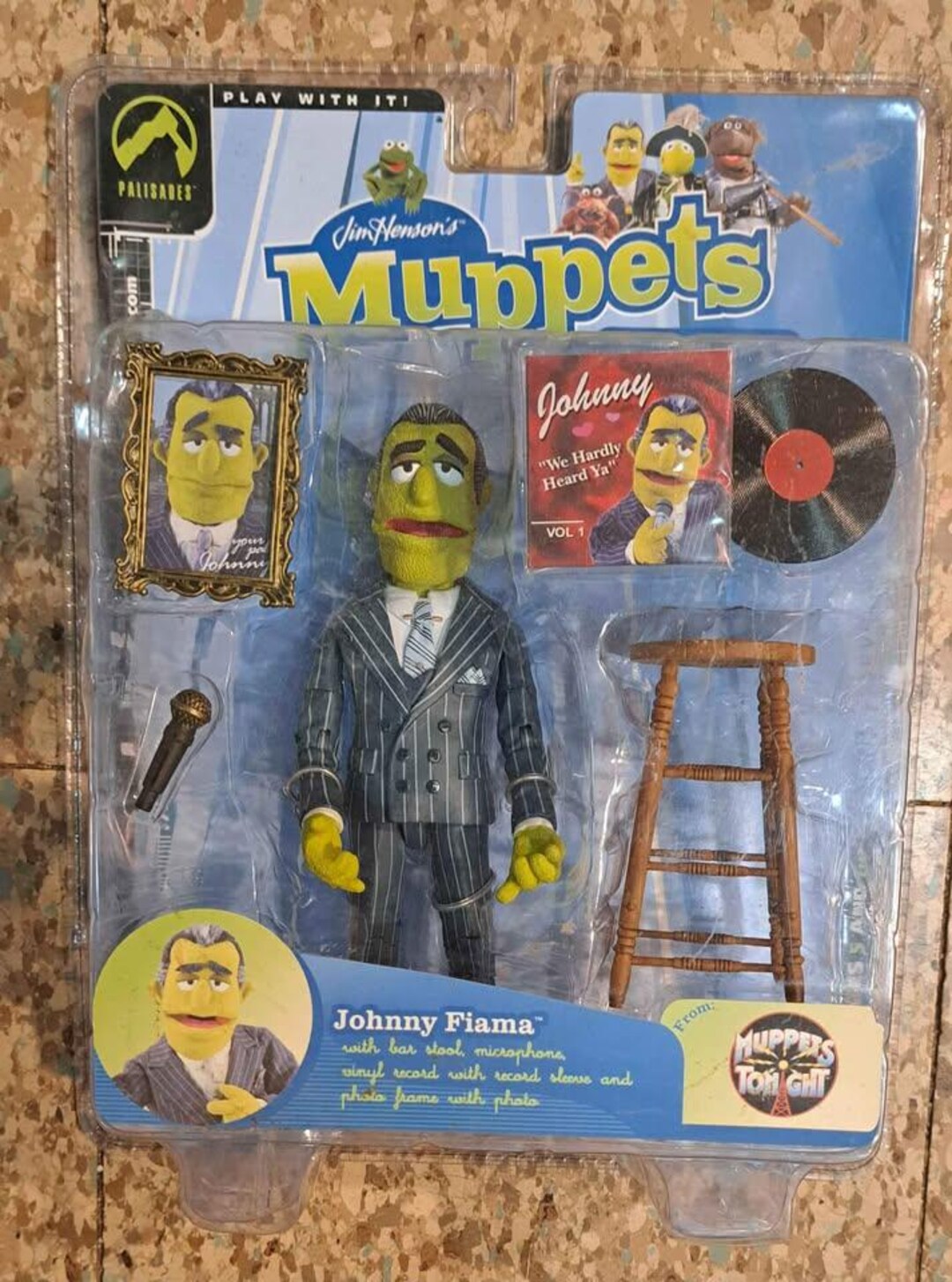 The Muppets Series Johnny Fiama Action Figure (steppin Out) Original ...