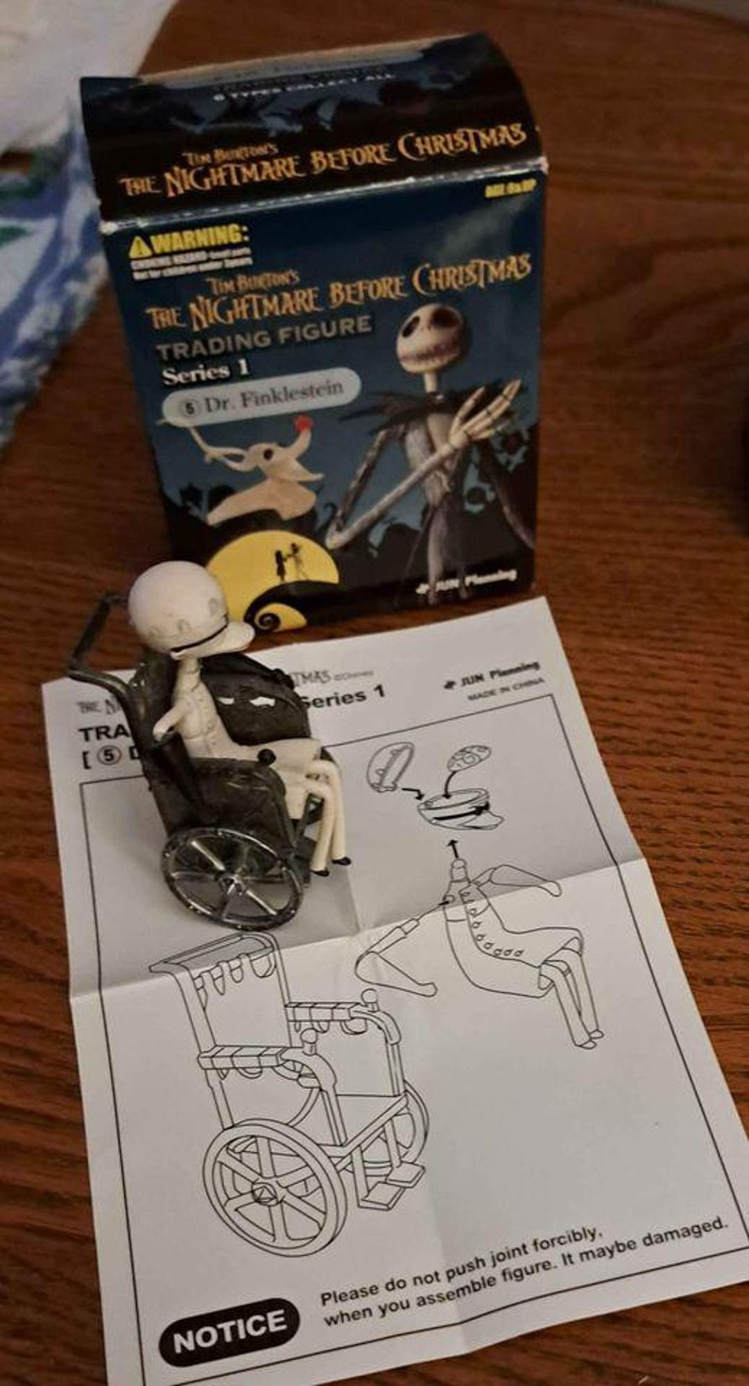 Nightmare Before Christmas Mini Trading Figures Lock & Barrel and Dr ...