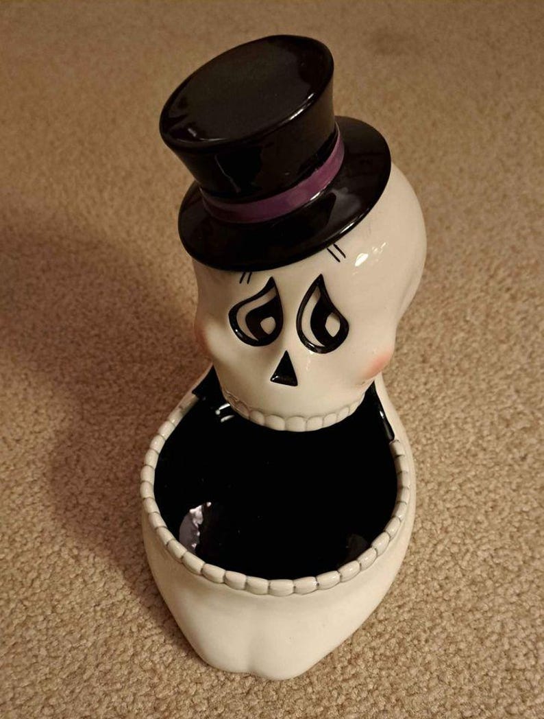 Fitz & Floyd Bones Skull Candy Dish - Etsy