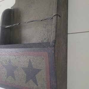 Primitive Mail Holder - Etsy