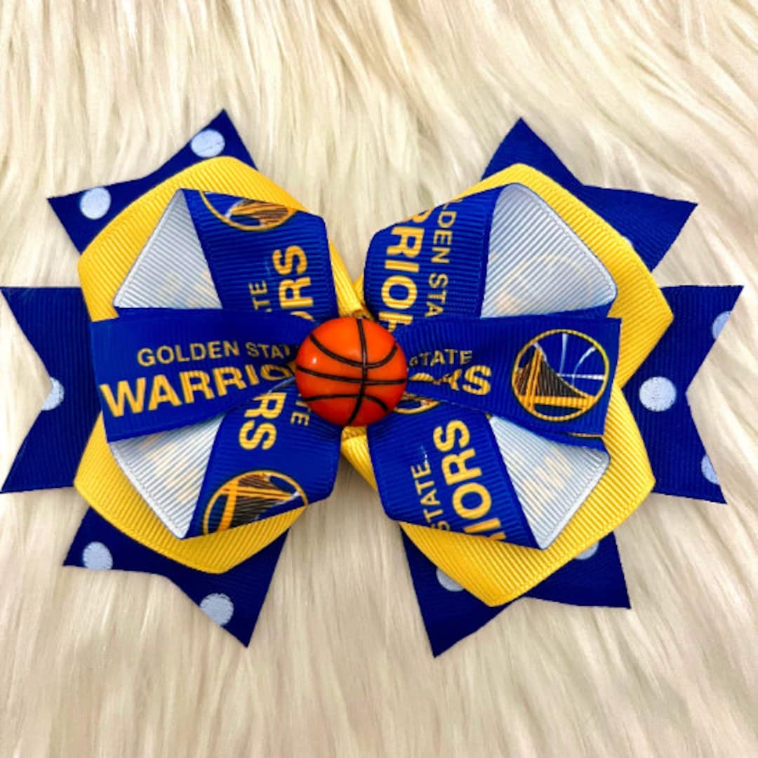Over the Top Basketball Themed Hair Bow Warriors - Etsy