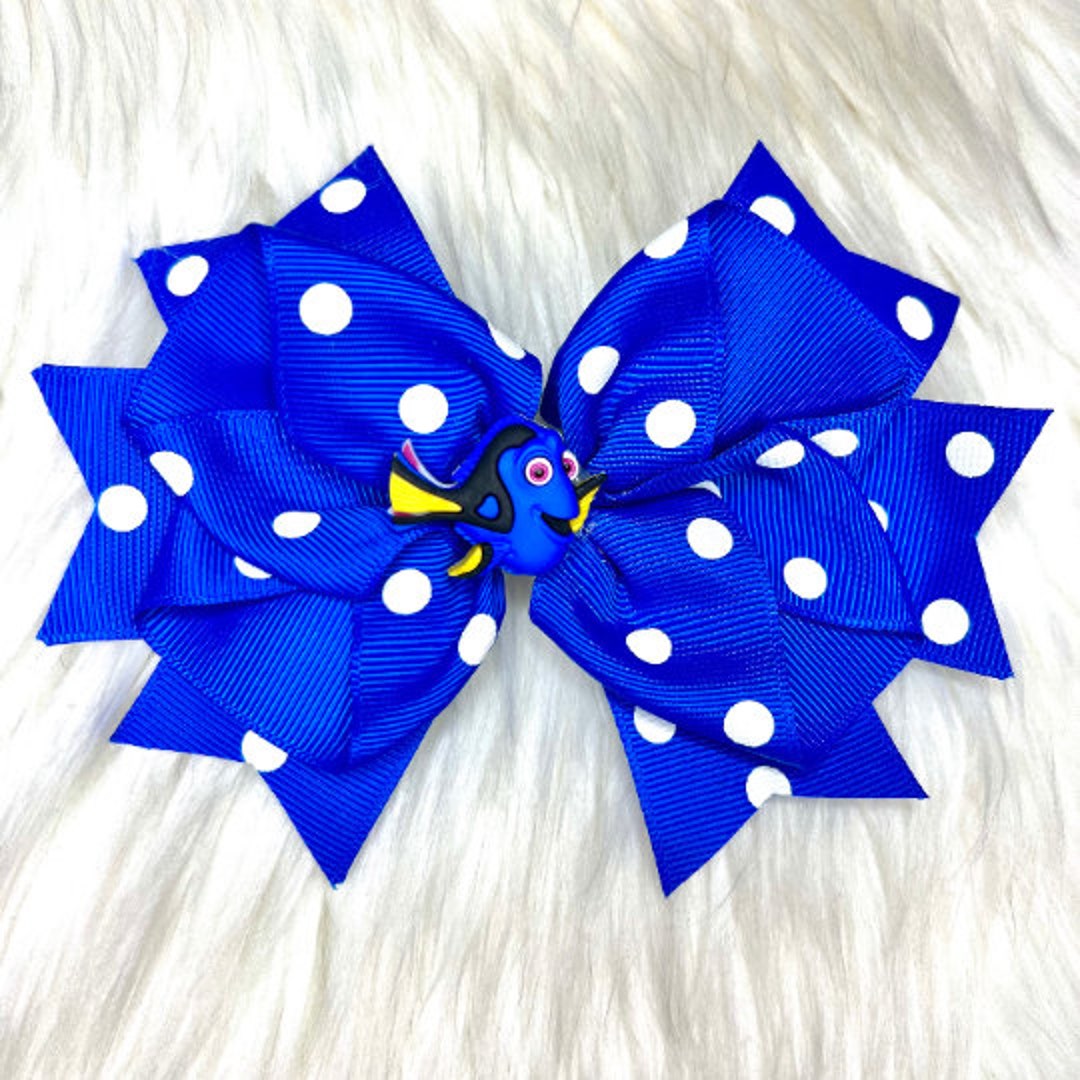 Over the Top Character Themed Hair Bow Dory - Etsy