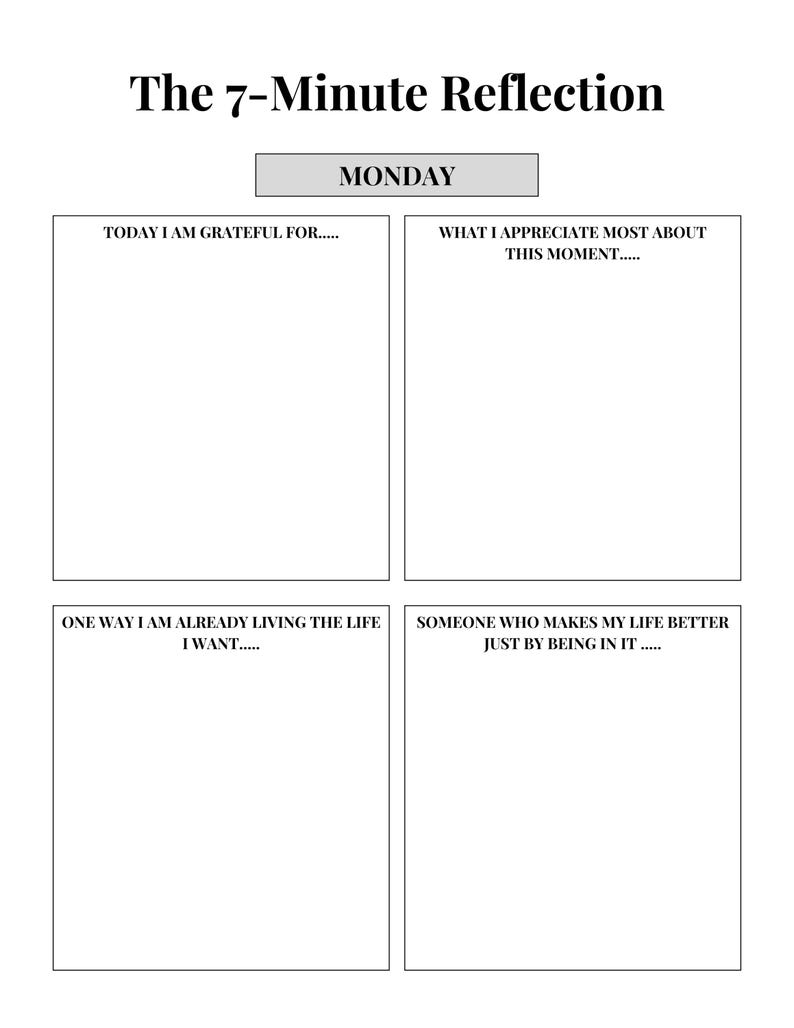 2026 Gratitude Journal Printable | Daily Reflection & Self Care Journal ...
