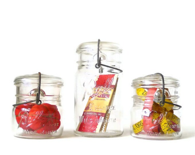 Ball Wide Mouth Eclipse Wire Bail Storage Jars - Etsy