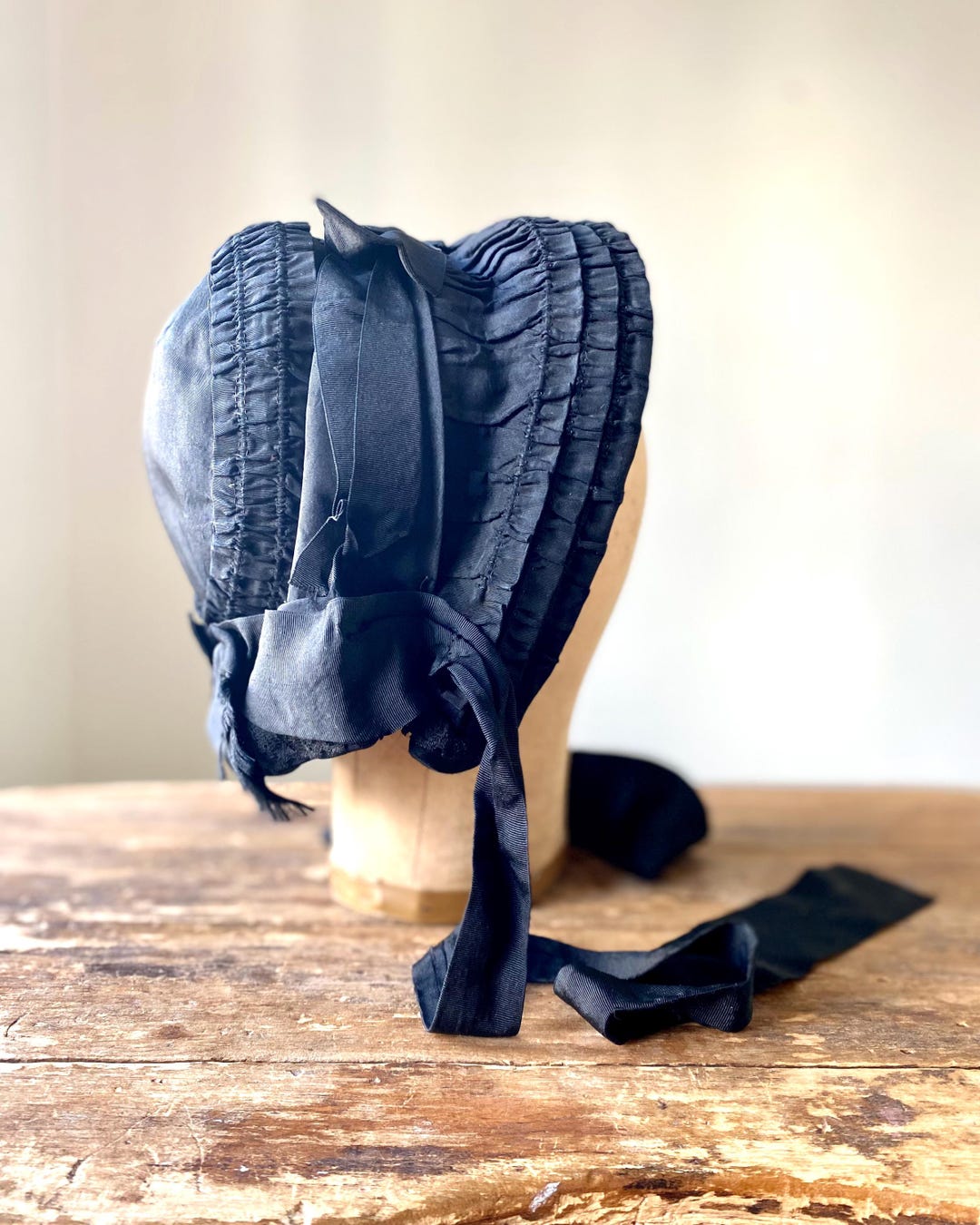 Victorian Mourning Bonnet Circa 1870s - Etsy