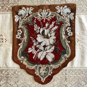 Antique Victorian Hand Beaded Fireplace Screen Embroidery - Etsy