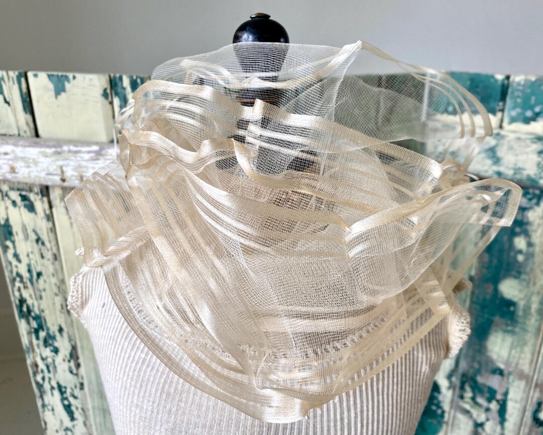 Antique Silk Netting Trim - Etsy