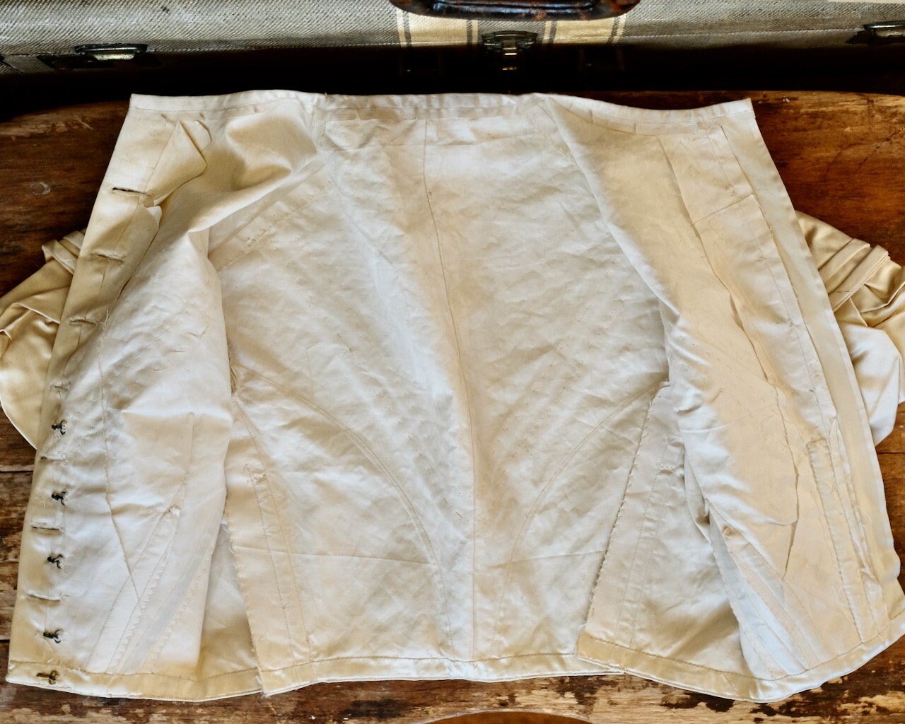 Antique 1850s Silk Satin Bodice - Etsy UK