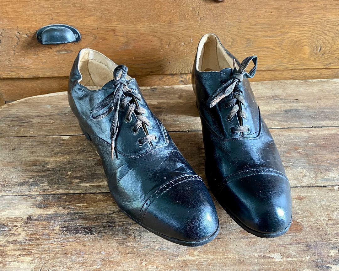 1910s Low Heel Oxfords Womens Size 8 N - Etsy