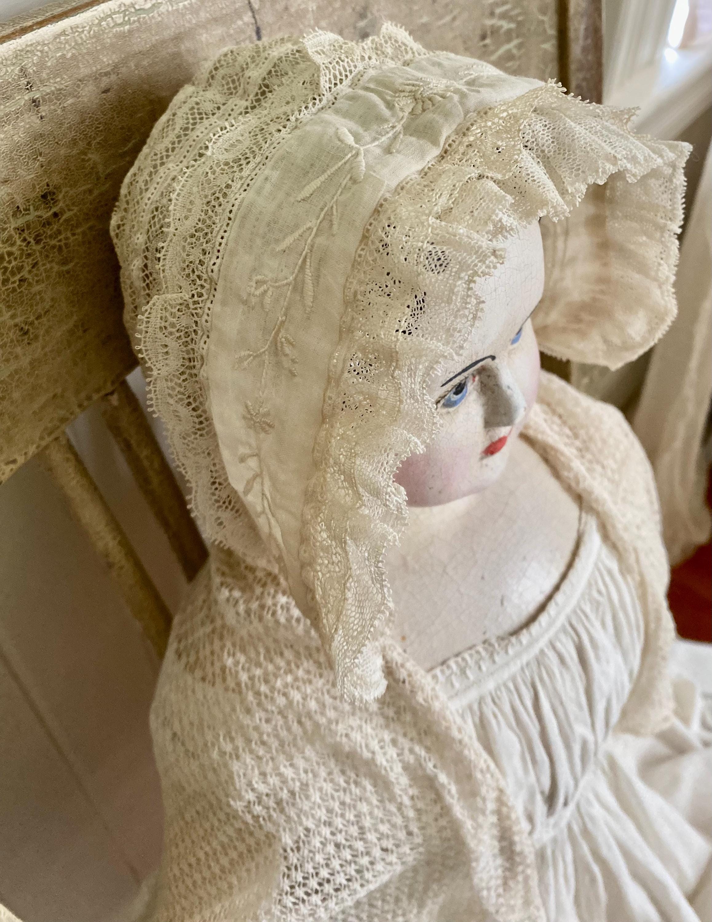 Early 1900s B. Altman Co Made in Paris Lace Baby Cap - Etsy