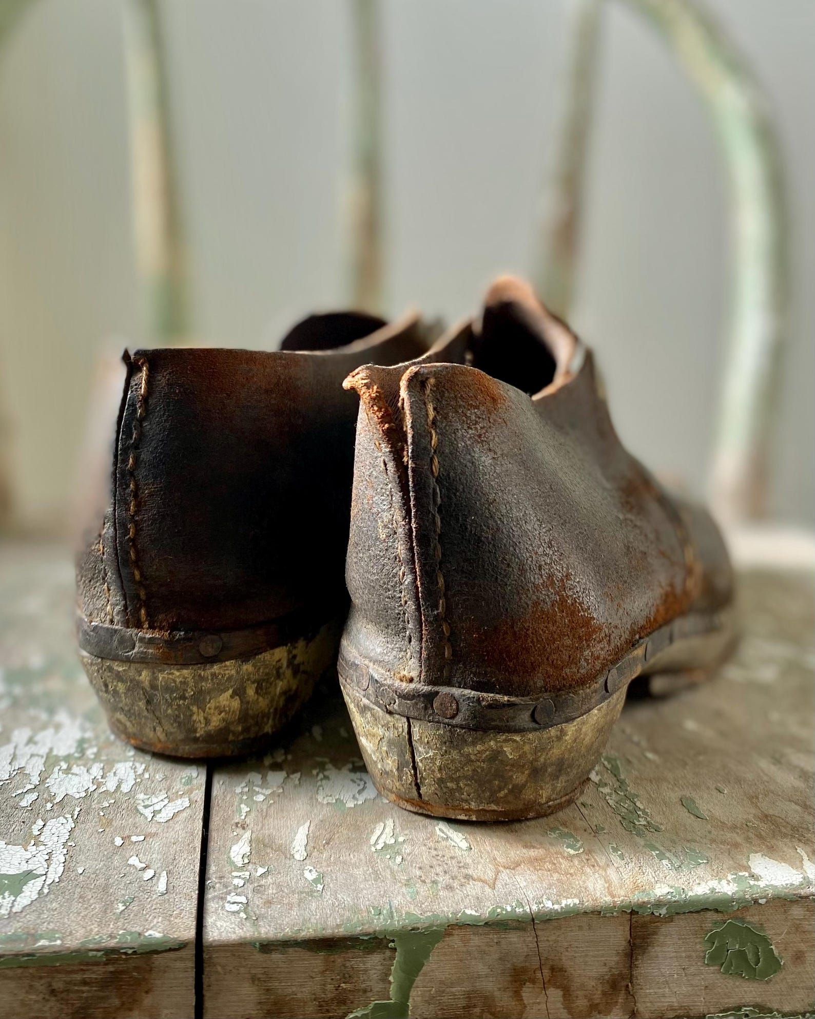 Antique "lancanshire" Style Clogs - Etsy