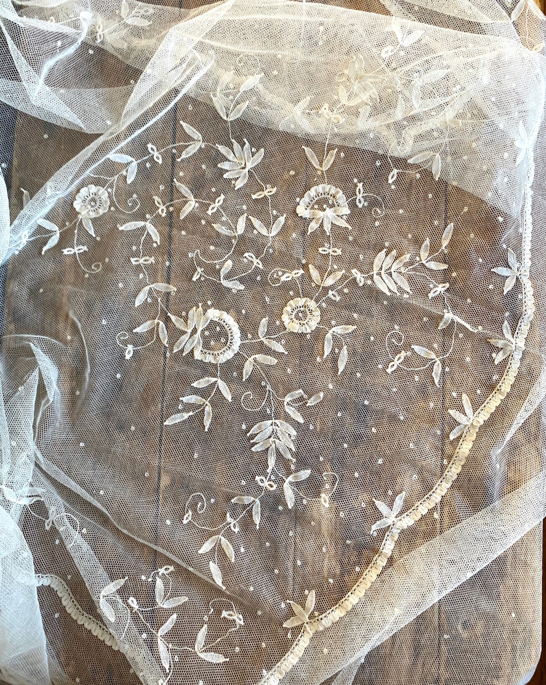 Antique Princess Lace Wedding Veil - Etsy