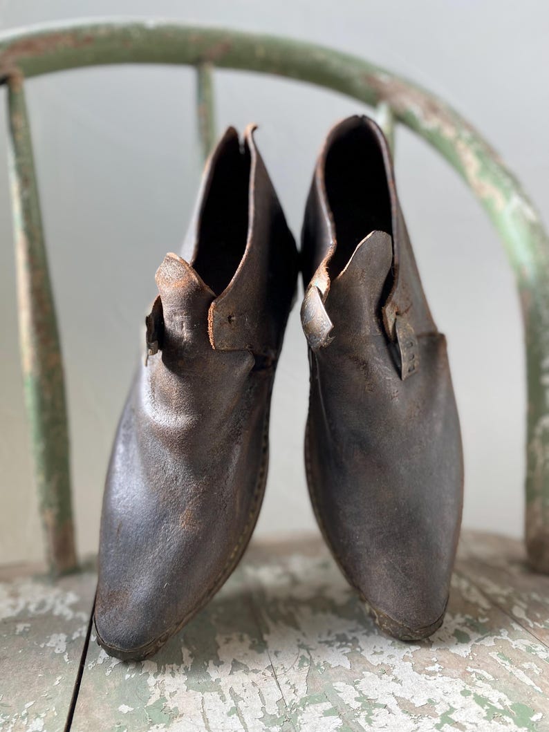 Antique "lancanshire" Style Clogs - Etsy