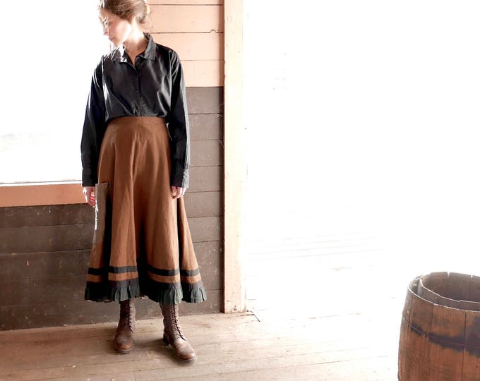 Victorian Primitive Flannel Petticoat Skirt - Etsy
