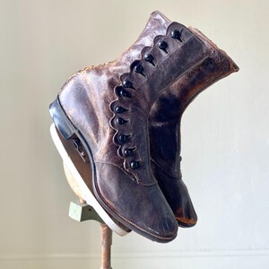 Antique Paris Button Boots - Etsy