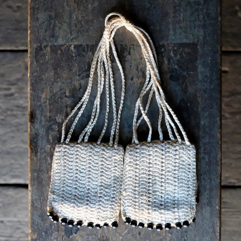 Victorian Crochet Miser Bag | Etsy