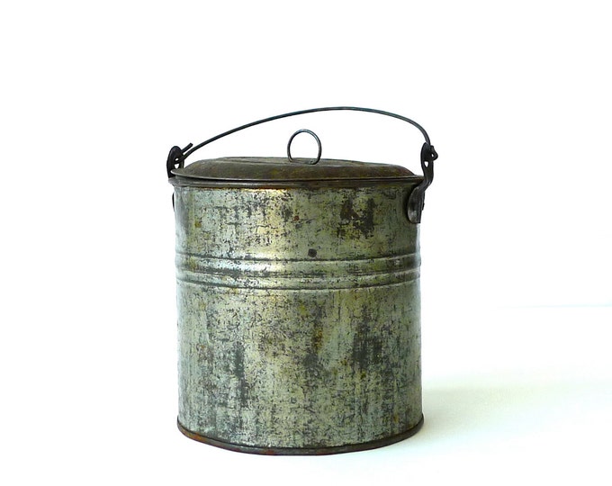 Antique Berry Bucket Lunch Pail - Etsy
