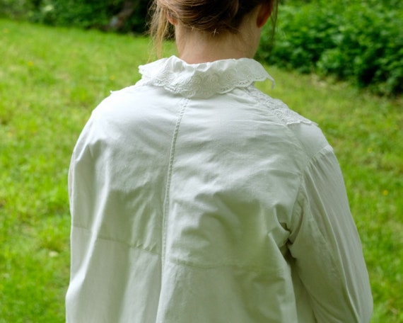 Victorian 1860s Nightgown Robe XS - Gem