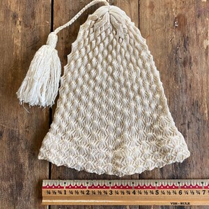 Victorian Silk Knit Baby Stocking Night Cap - Etsy