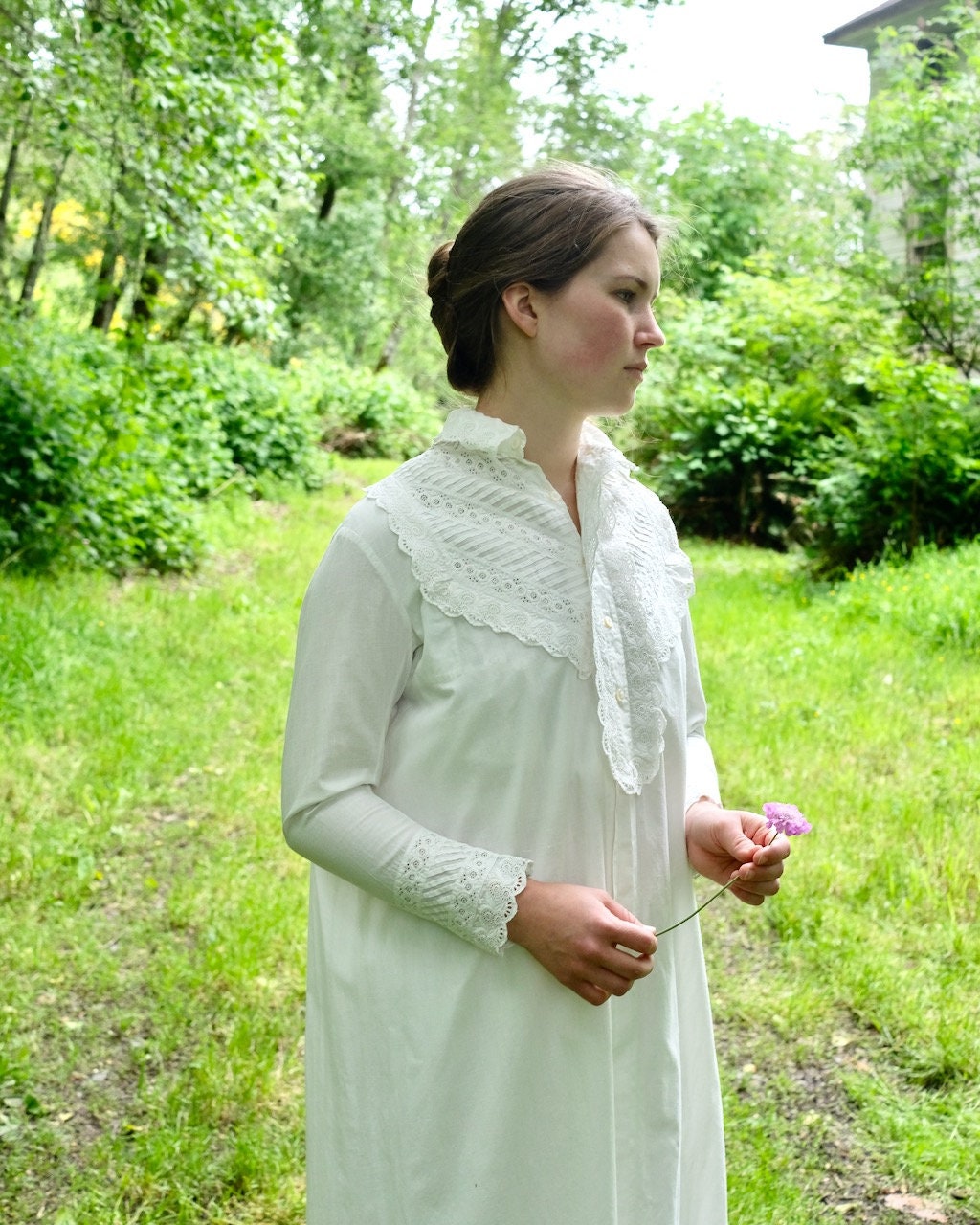 Victorian 1860s Nightgown Robe XS - Etsy