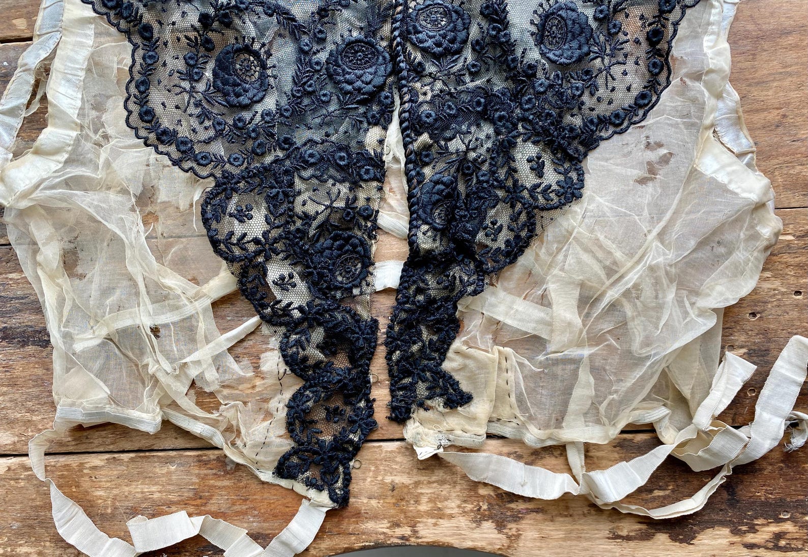 Antique Lace Chemisette as Is - Etsy