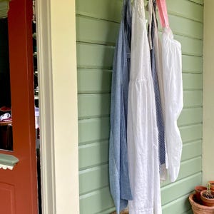 Victorian Dimity Cotton White Apron With Pink Silk Ties - Etsy Canada