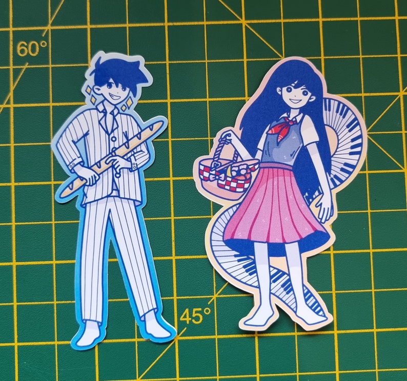 Omori Headspace Stickers Omori, Basil, Kel, Aubrey, Hero and Mari - Etsy