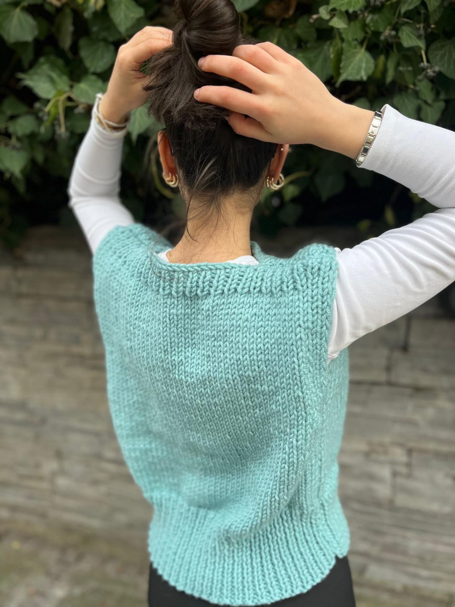 Beginner Knit Vest Pattern: Sleeveless Sweater (english PDF Pattern) - Etsy