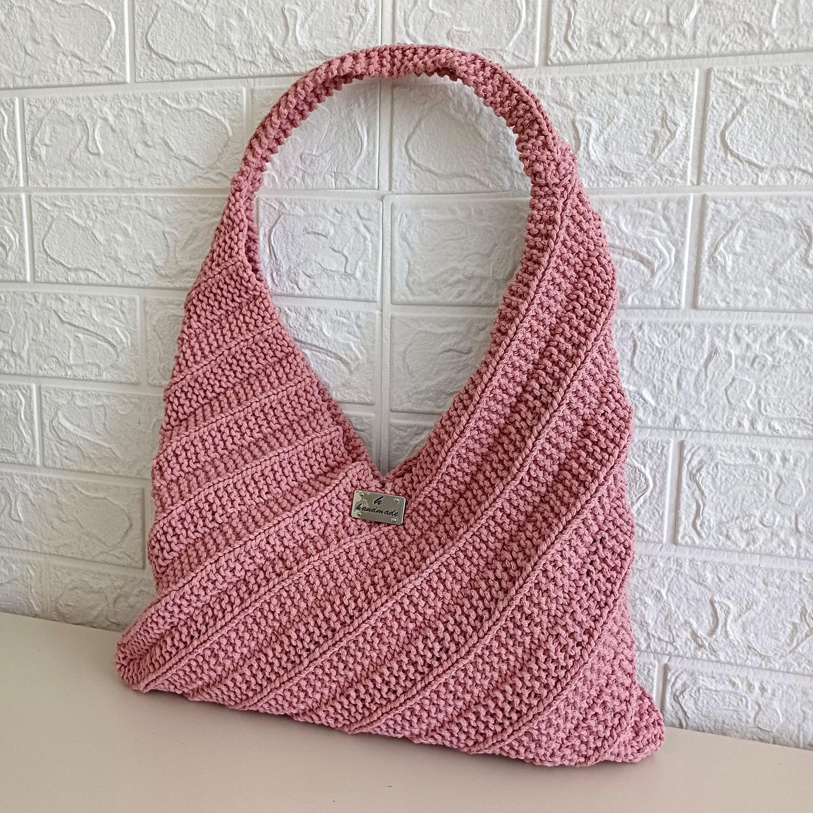 Knit Bag Pattern: Easy Beginner Quick Knitting Project (english PDF ...