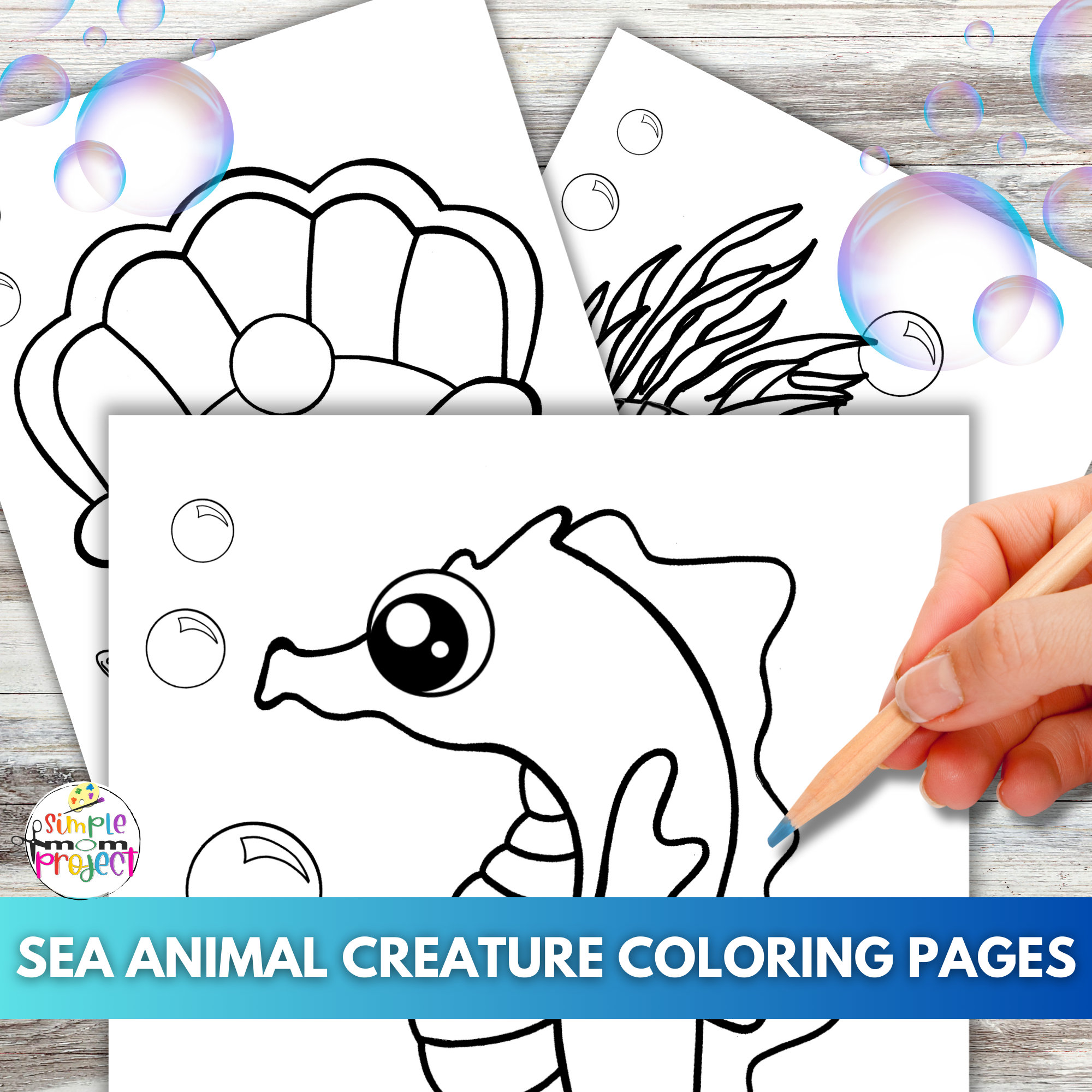 20+ Ocean Animal Coloring Pages | Sea Animal Coloring Pages | Marine ...