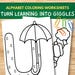 ABC Coloring Pages: Alphabet Learning, Preschool Printable (PDF File ...